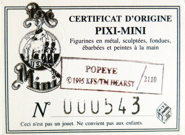 Pixi MINI Héros de BD Popeye