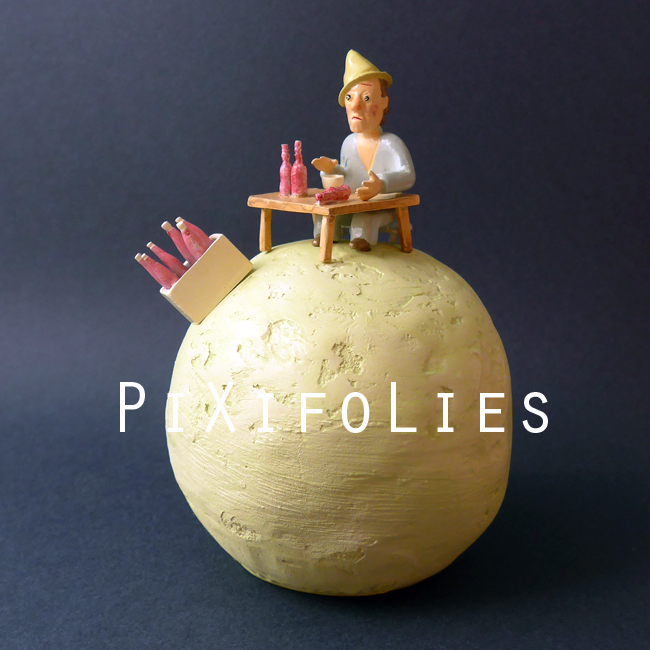 Pixi ST EXUPERY Le Petit Prince Le buveur sur sa planète