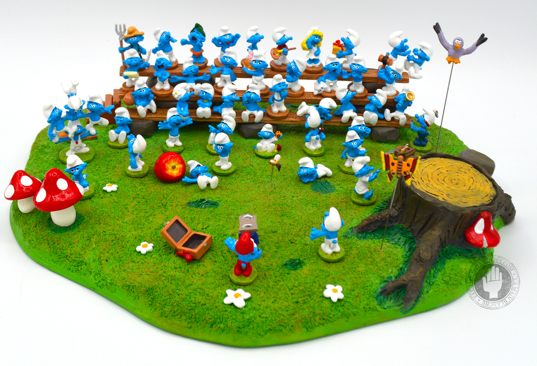 Pixi PEYO Mini Village Schtroumpf La photo de famille des Schtroumpfs